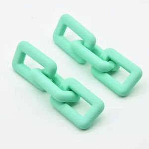 SF Jewelry | Jewelry | Chain Link Fun Color Pop Statement Earrings ...